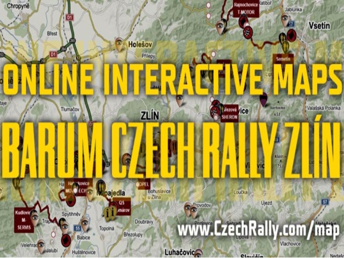 Studenti vytvořili interaktivní mapu pro Barum Czech Rally Zlín ...