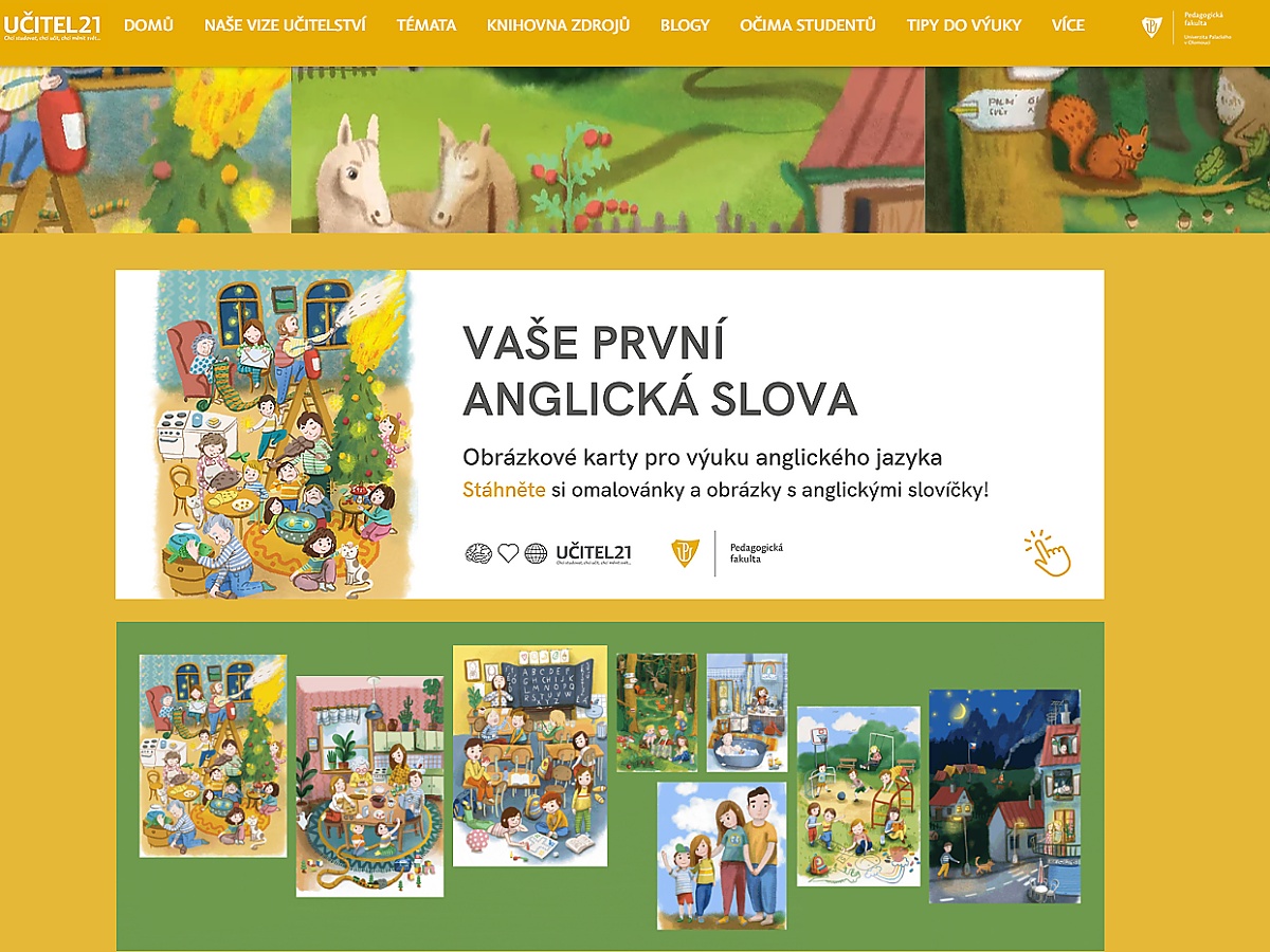 Pedagogická fakulta nabídla obrázkové karty do angličtiny: Žurnál ...