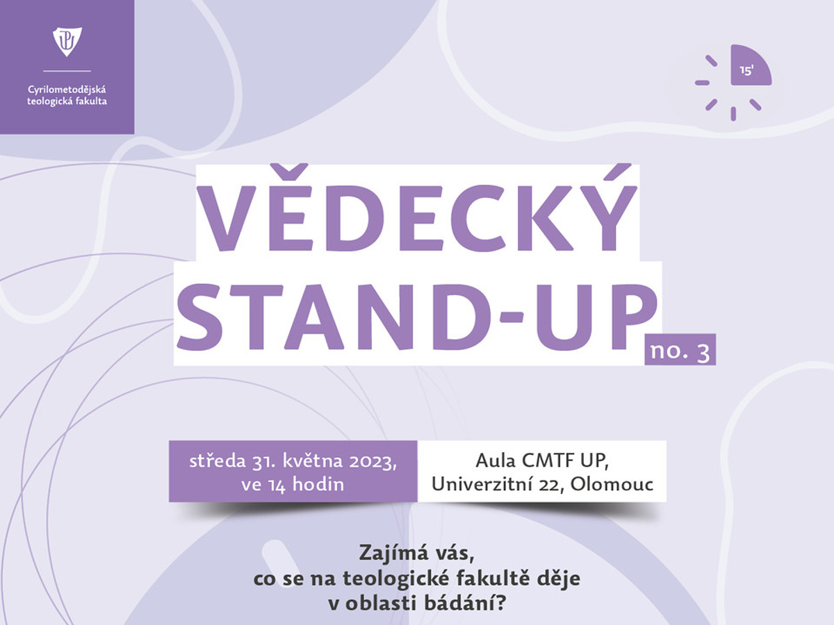 Teologická fakulta pořádá třetí Vědecký stand-up: Žurnál Online ...